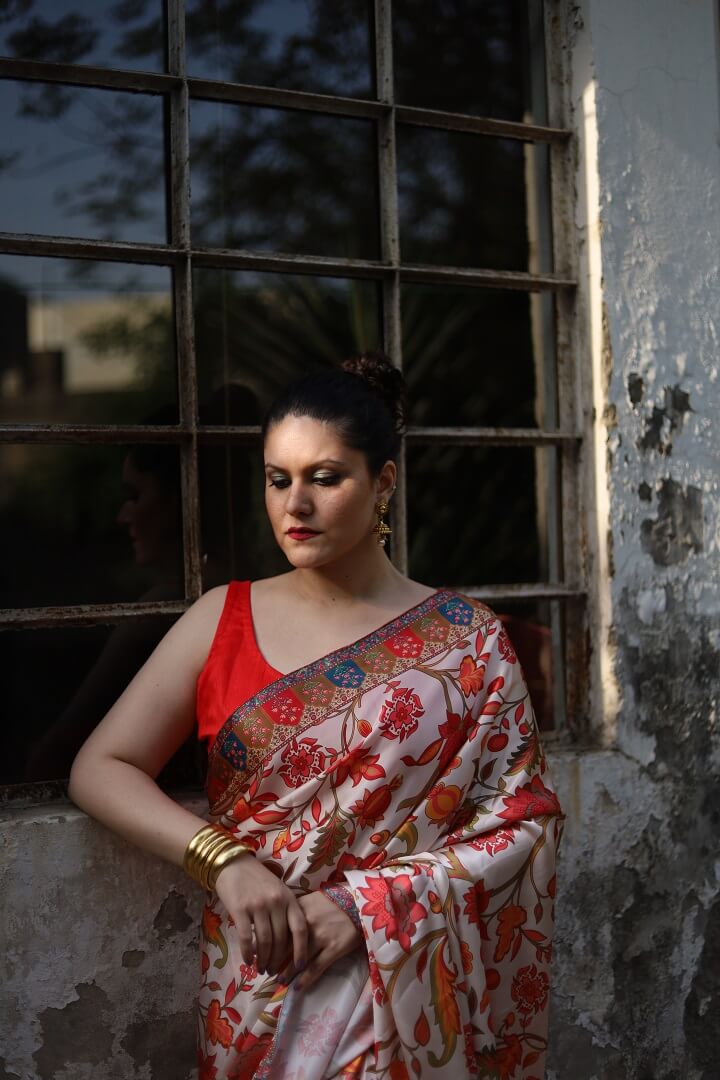 Buy Trendy Printed Naksh Silk Sarees Collection Online - Saareeka